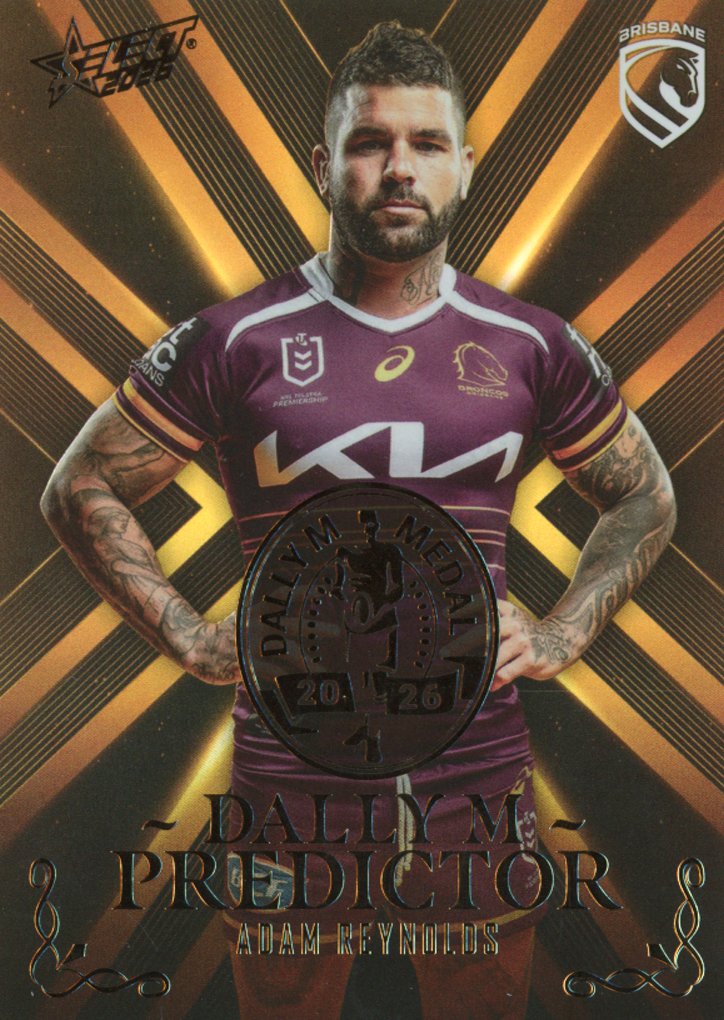2026 NRL League Heroes Dally M Predictor Gold - DPG03 Adam Reynolds ...
